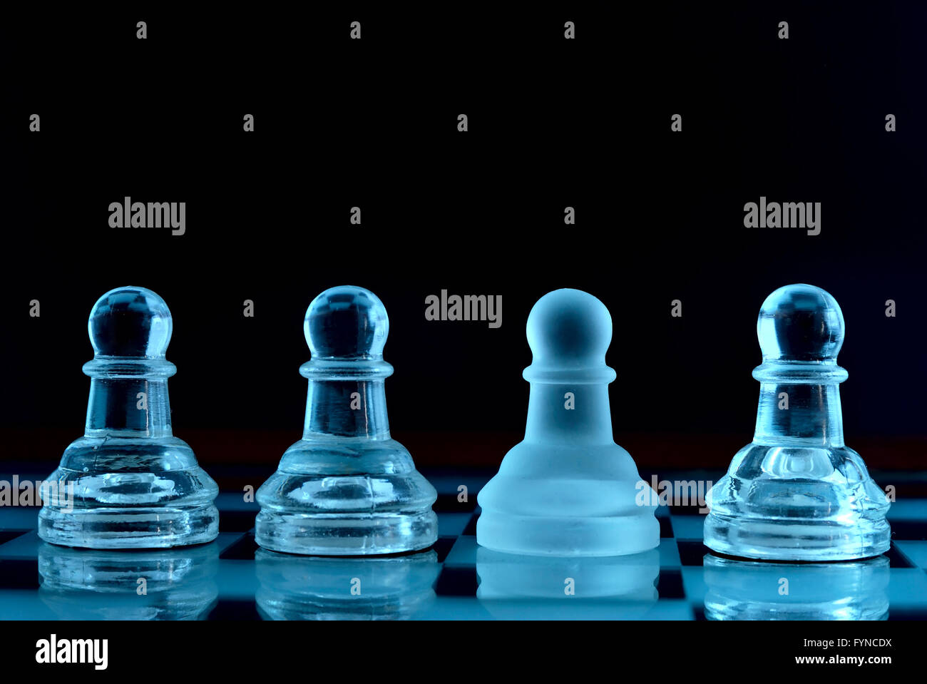 Group pawns one different hi-res stock photography and images - Alamy