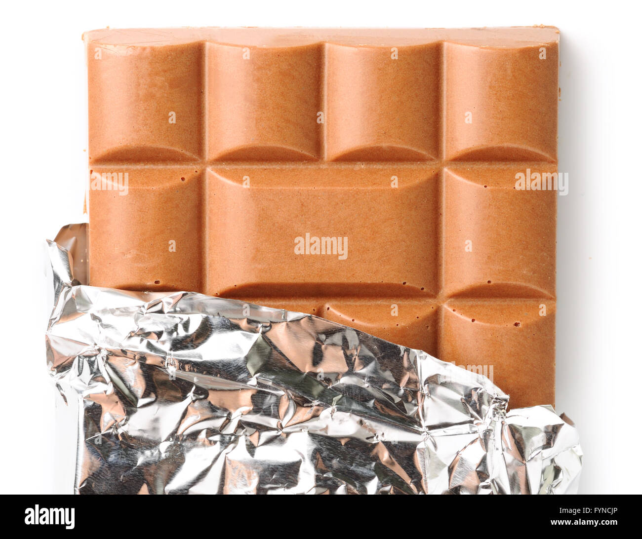 chocolate bar isolated on white Stock Photo - Alamy