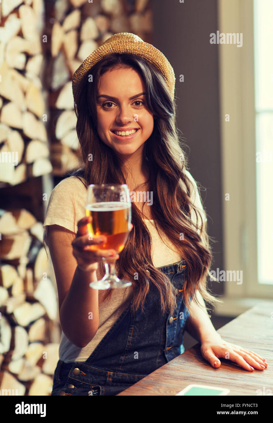 Woman drinking pint of water hi-res stock photography and images - Alamy