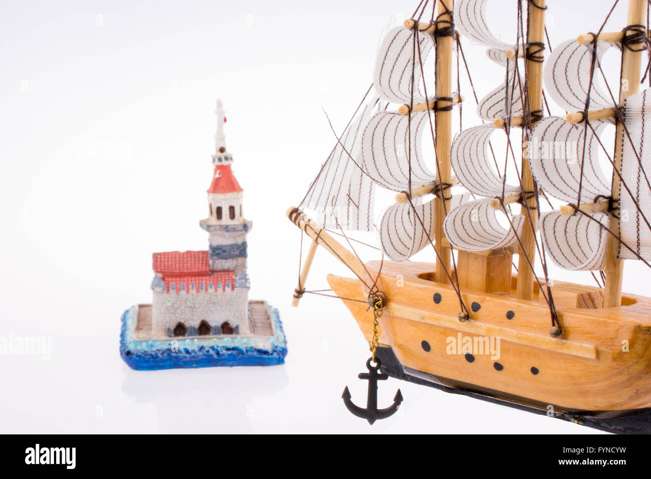 Vintage toy model boats hi-res stock photography and images - Alamy