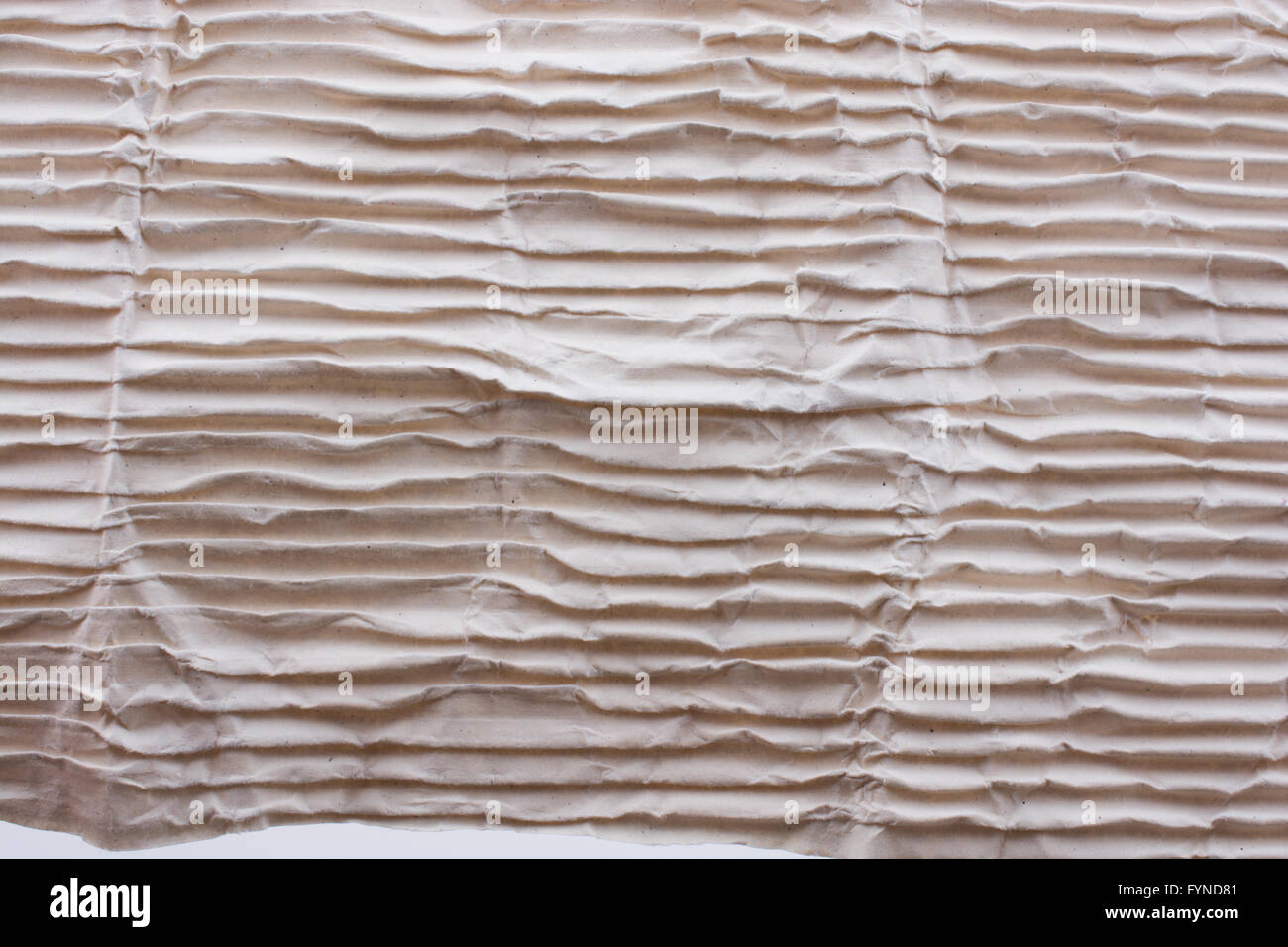 Crumbled Paper on a white background Stock Photo - Alamy