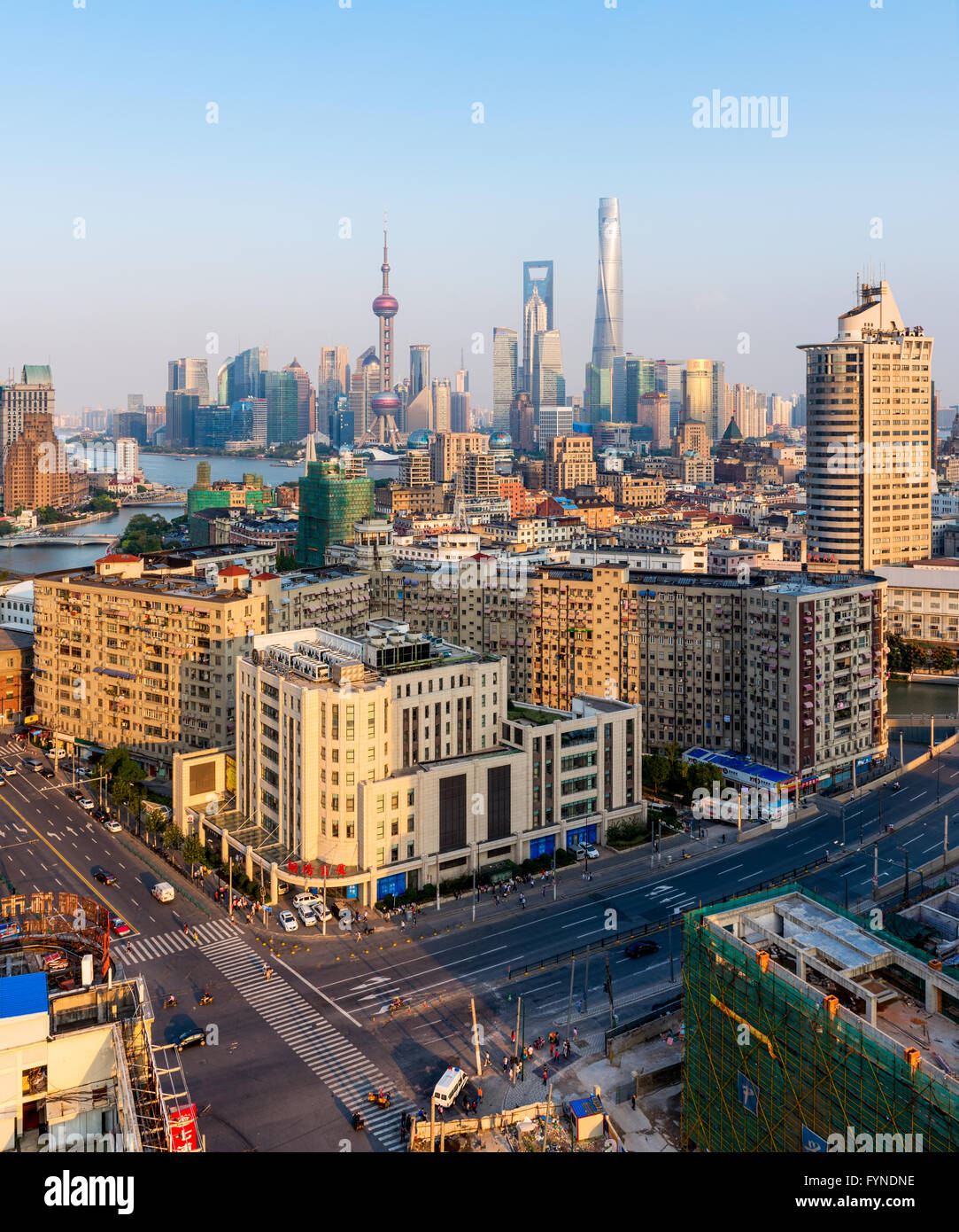 Crane building shanghai china asia architecture hi-res stock ...