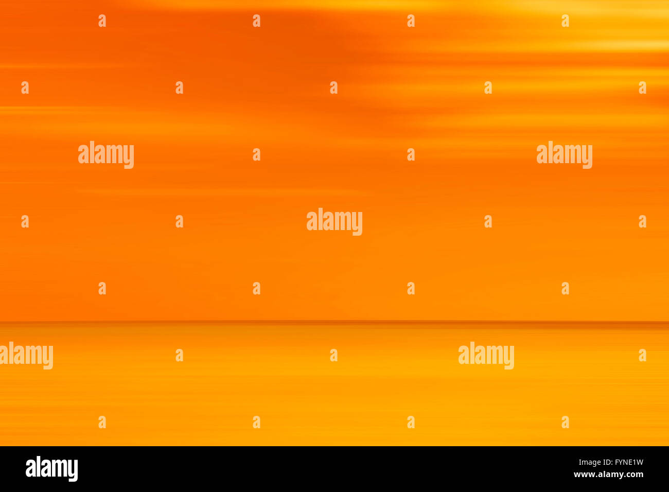 Abstract blurred horizon background in the orange color Stock Photo - Alamy