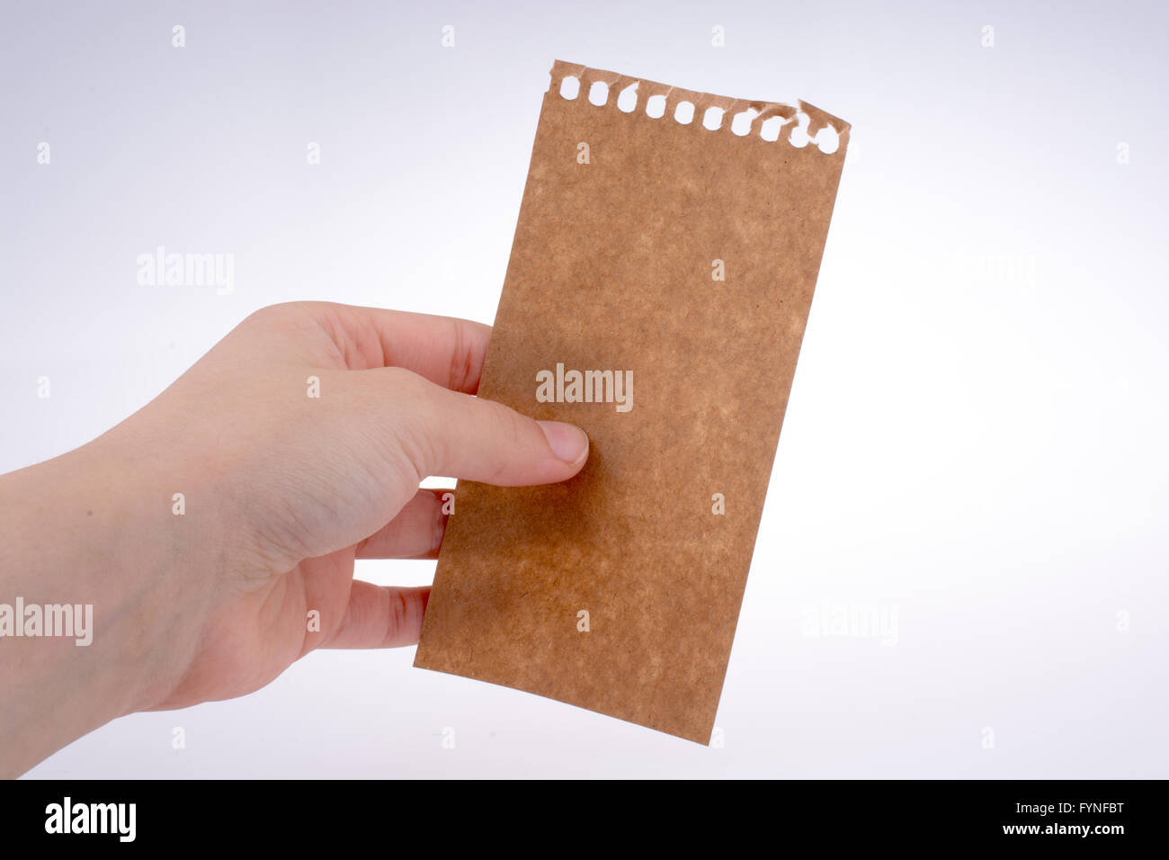 Torn paper from spiral notebook hi-res stock photography and images - Alamy