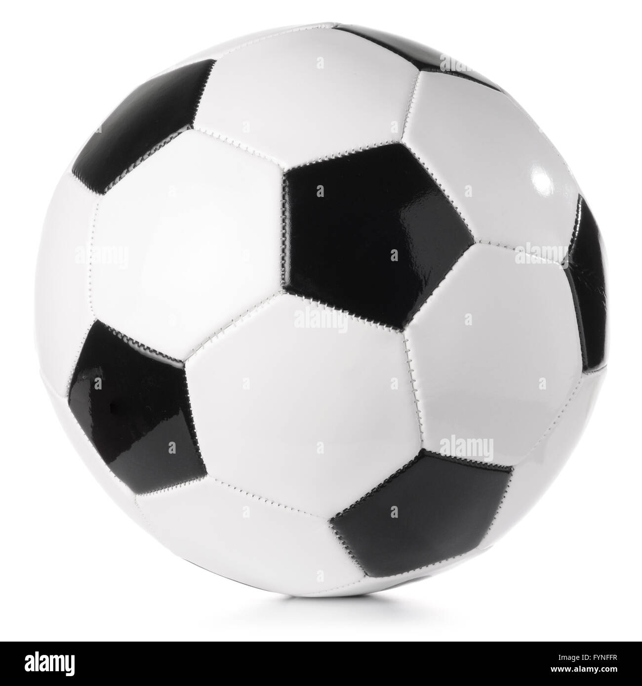 football ball isolated on white Stock Photo - Alamy