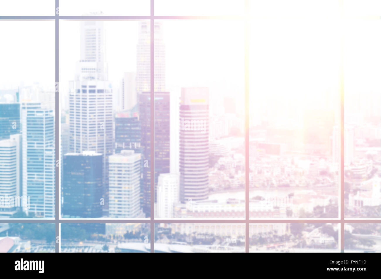 view on modern city Stock Photo - Alamy
