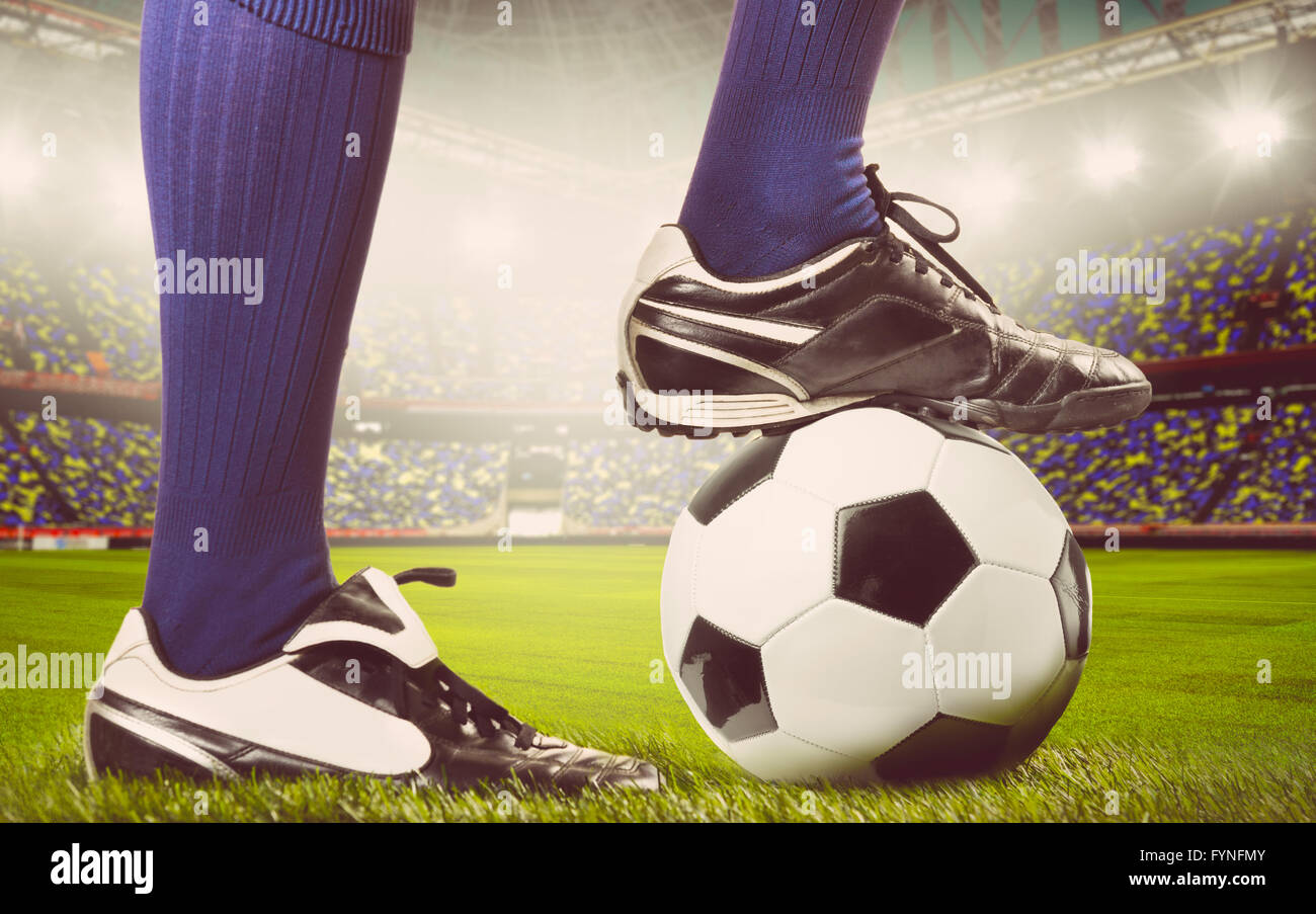 legs of a soccer player Stock Photo - Alamy