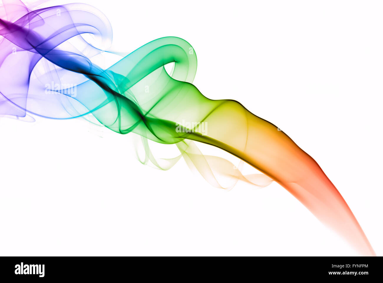 colored smoke isolated on white background Stock Photo - Alamy