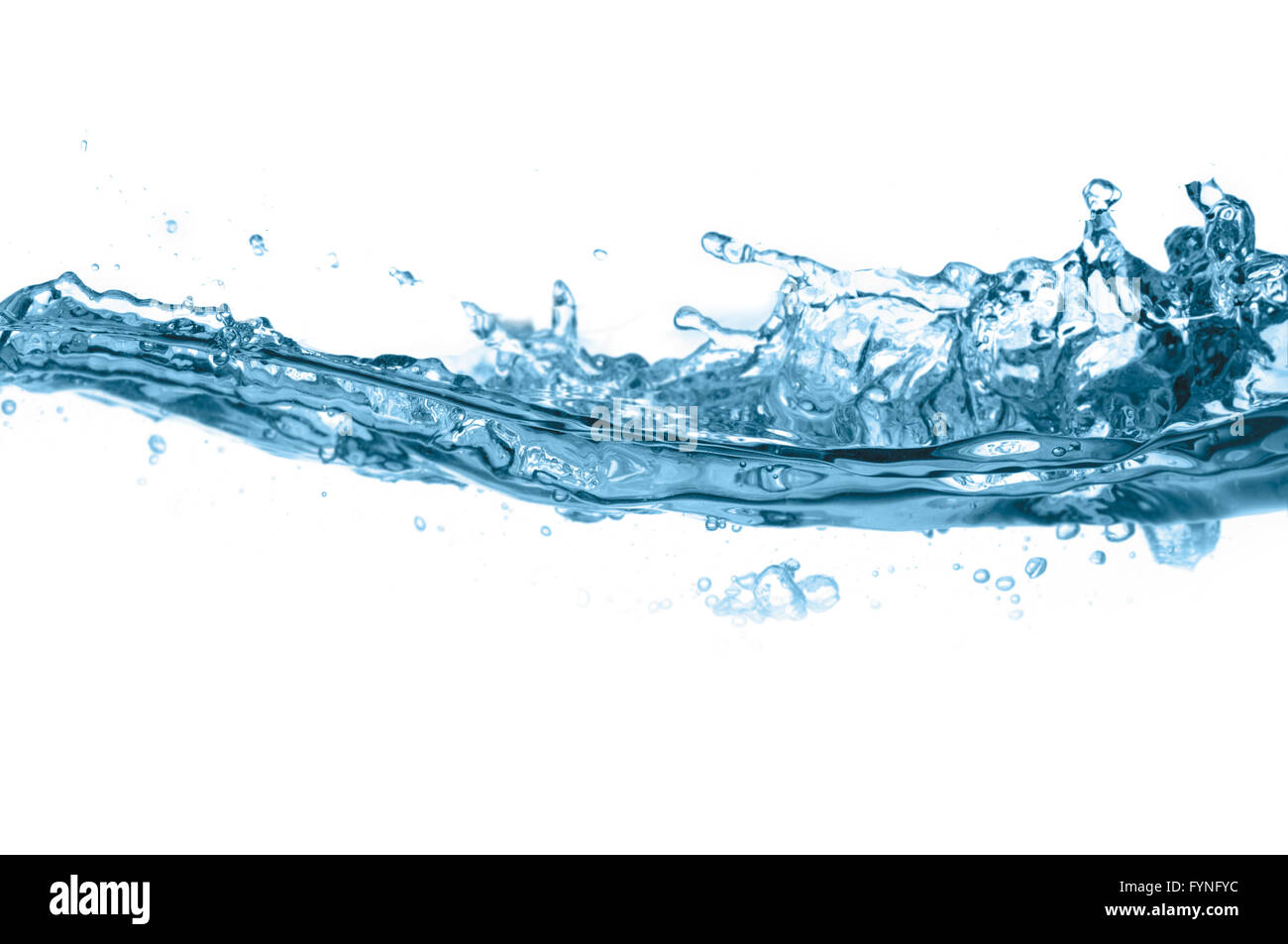 closeup of water waves isolated on white Stock Photo - Alamy