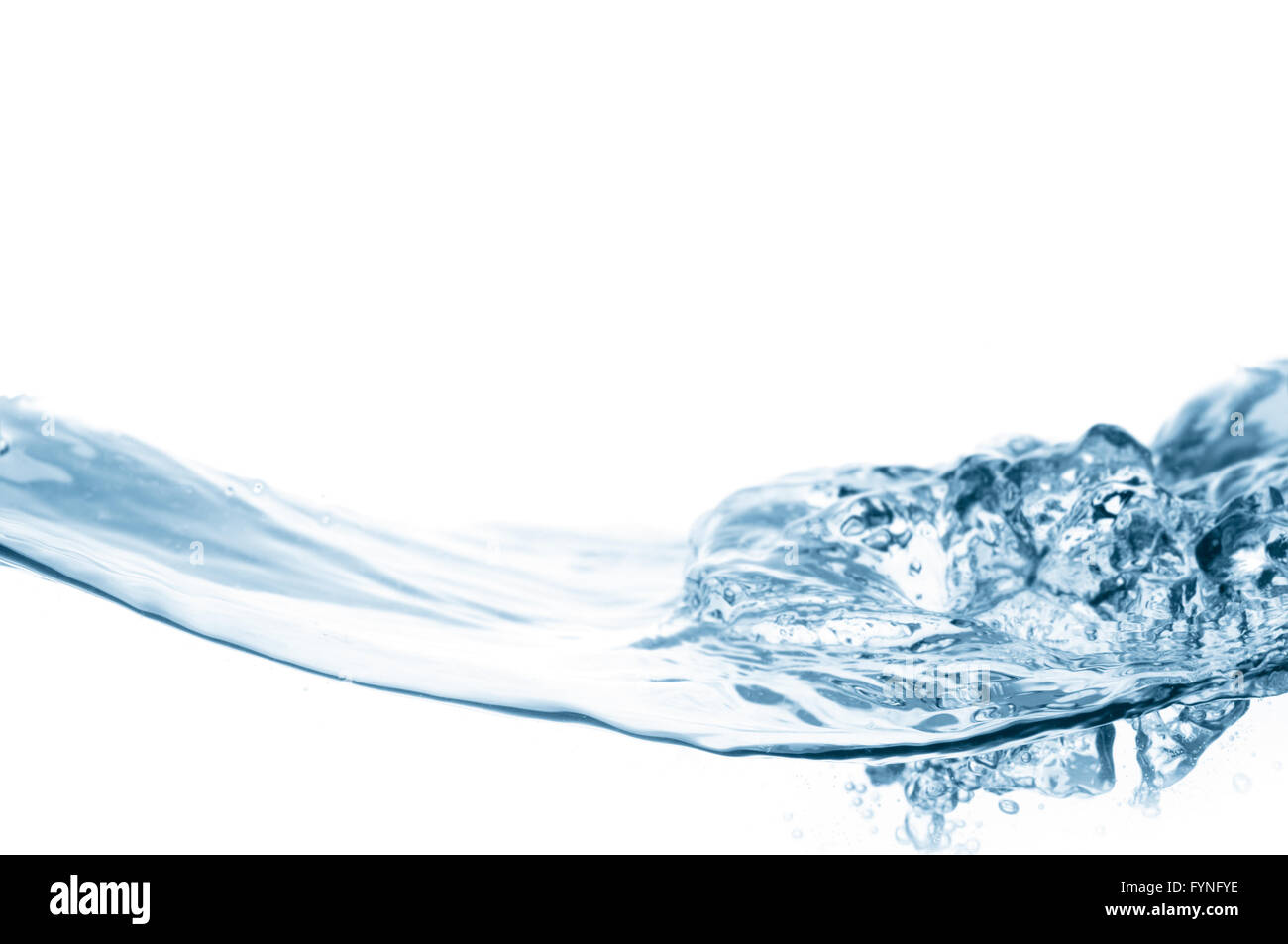 closeup of water waves isolated on white Stock Photo - Alamy
