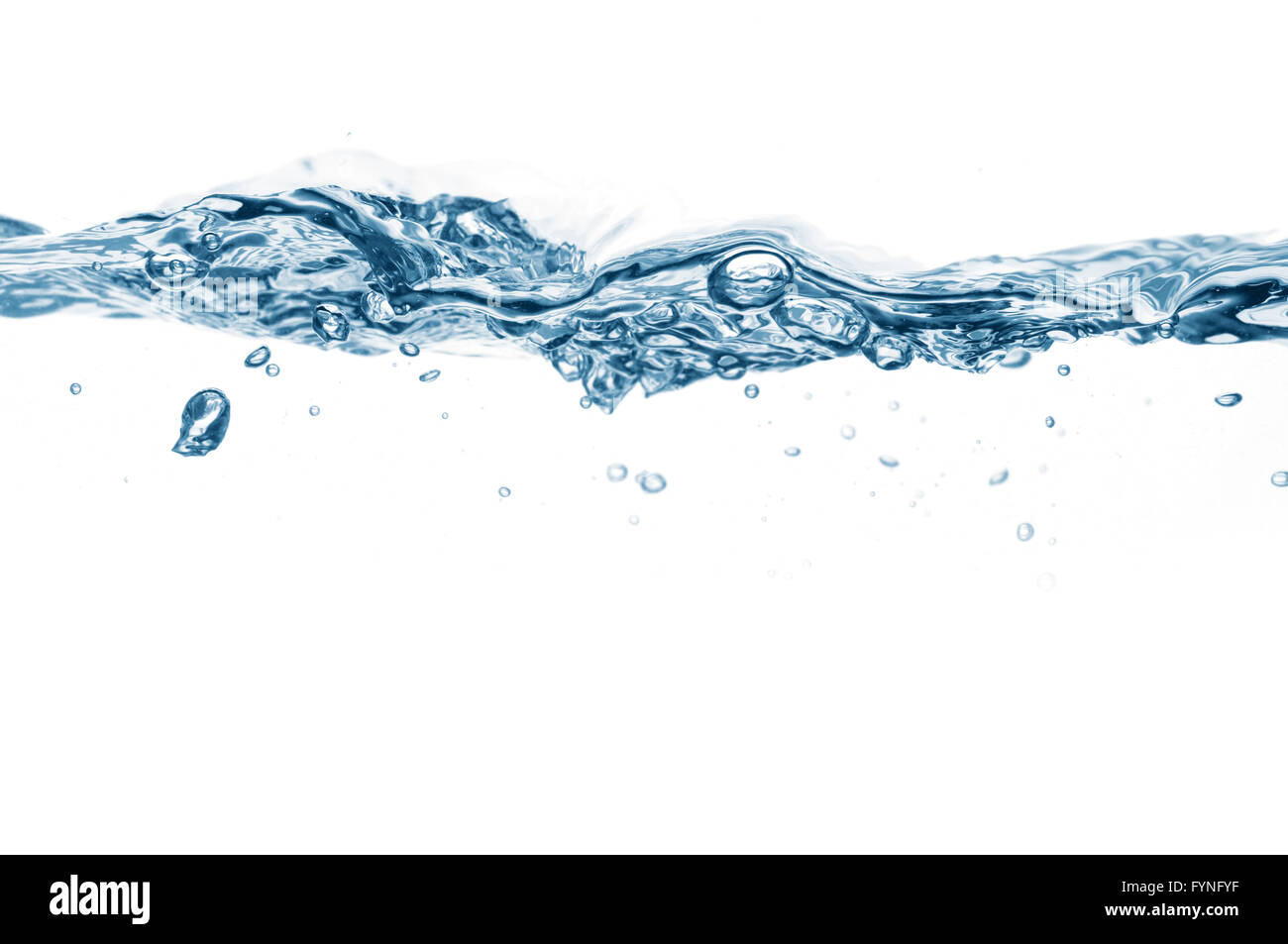 closeup of water waves isolated on white Stock Photo - Alamy