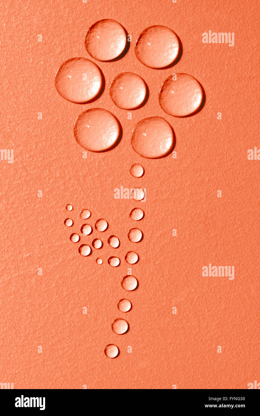 flower made of water drops Stock Photo - Alamy