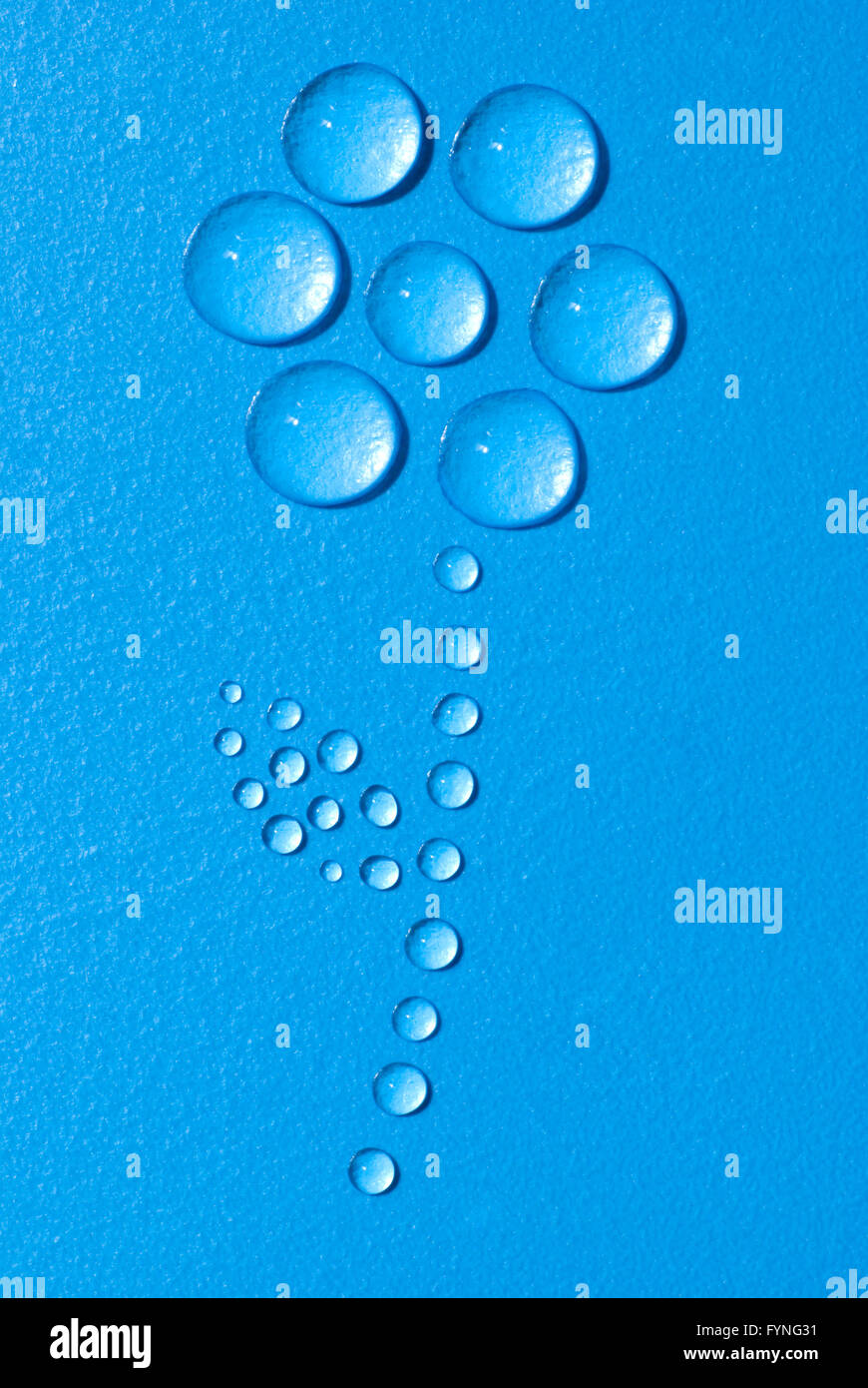 flower made of water drops Stock Photo - Alamy