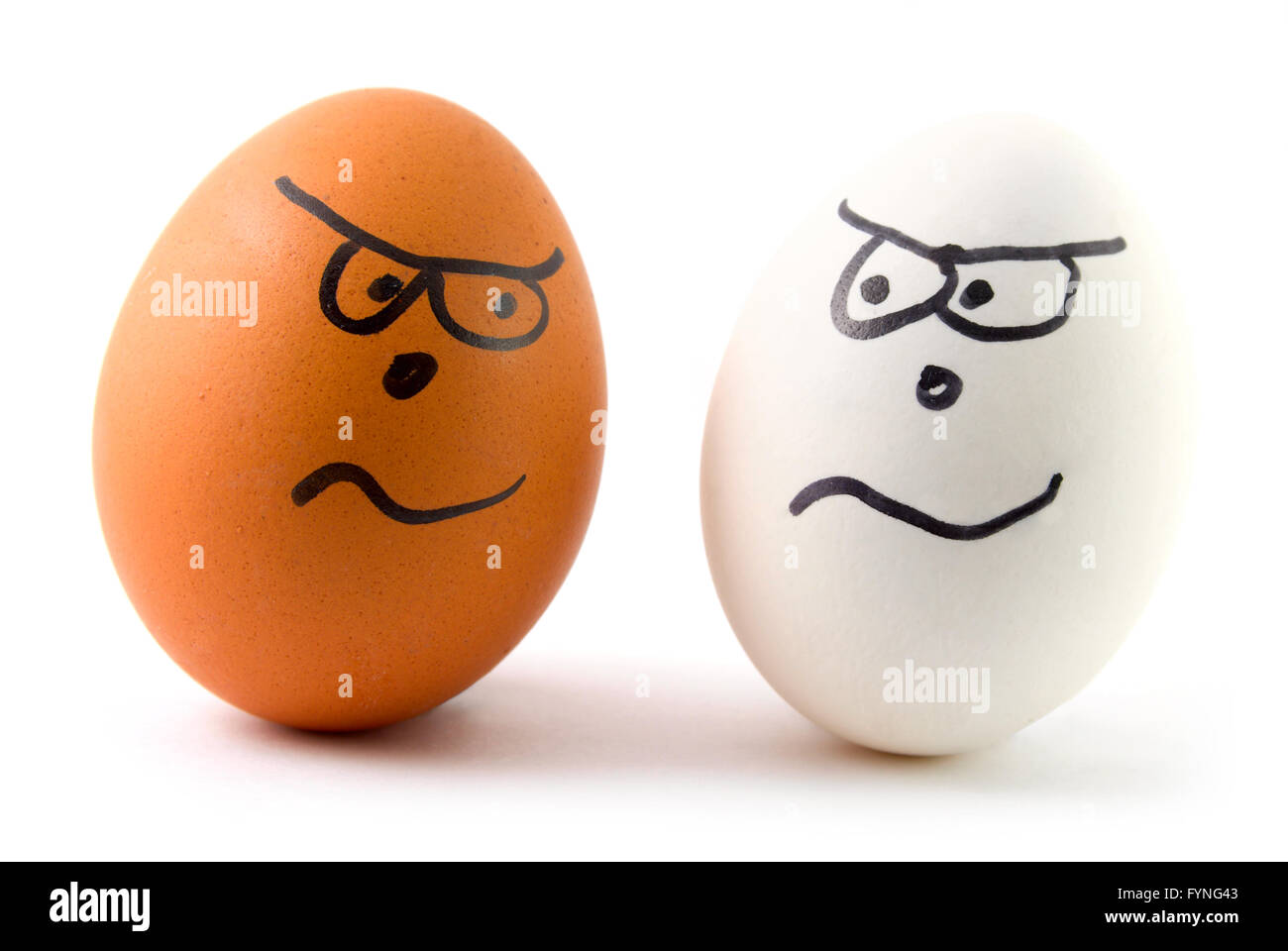 Scared egg Cut Out Stock Images & Pictures - Alamy