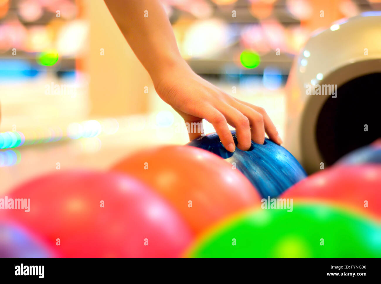 taking a ball Stock Photo - Alamy