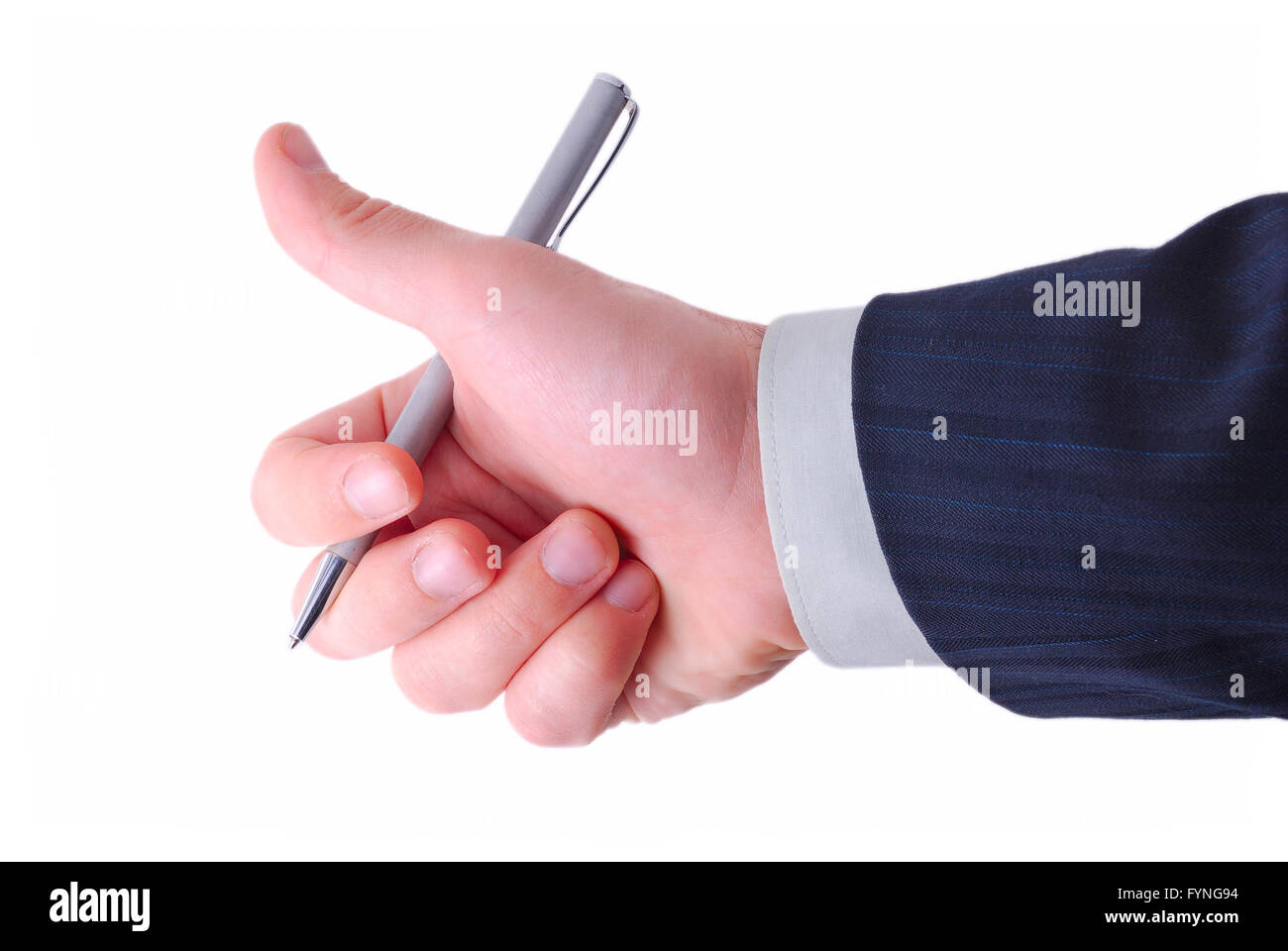 Shows thumb up holds hi-res stock photography and images - Alamy
