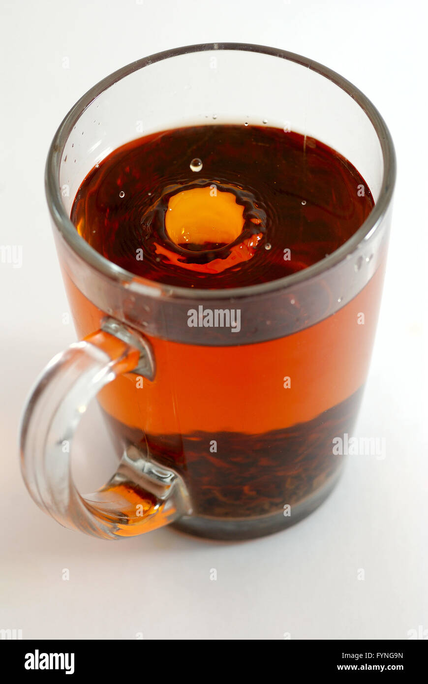 Tea splatter hi-res stock photography and images - Alamy