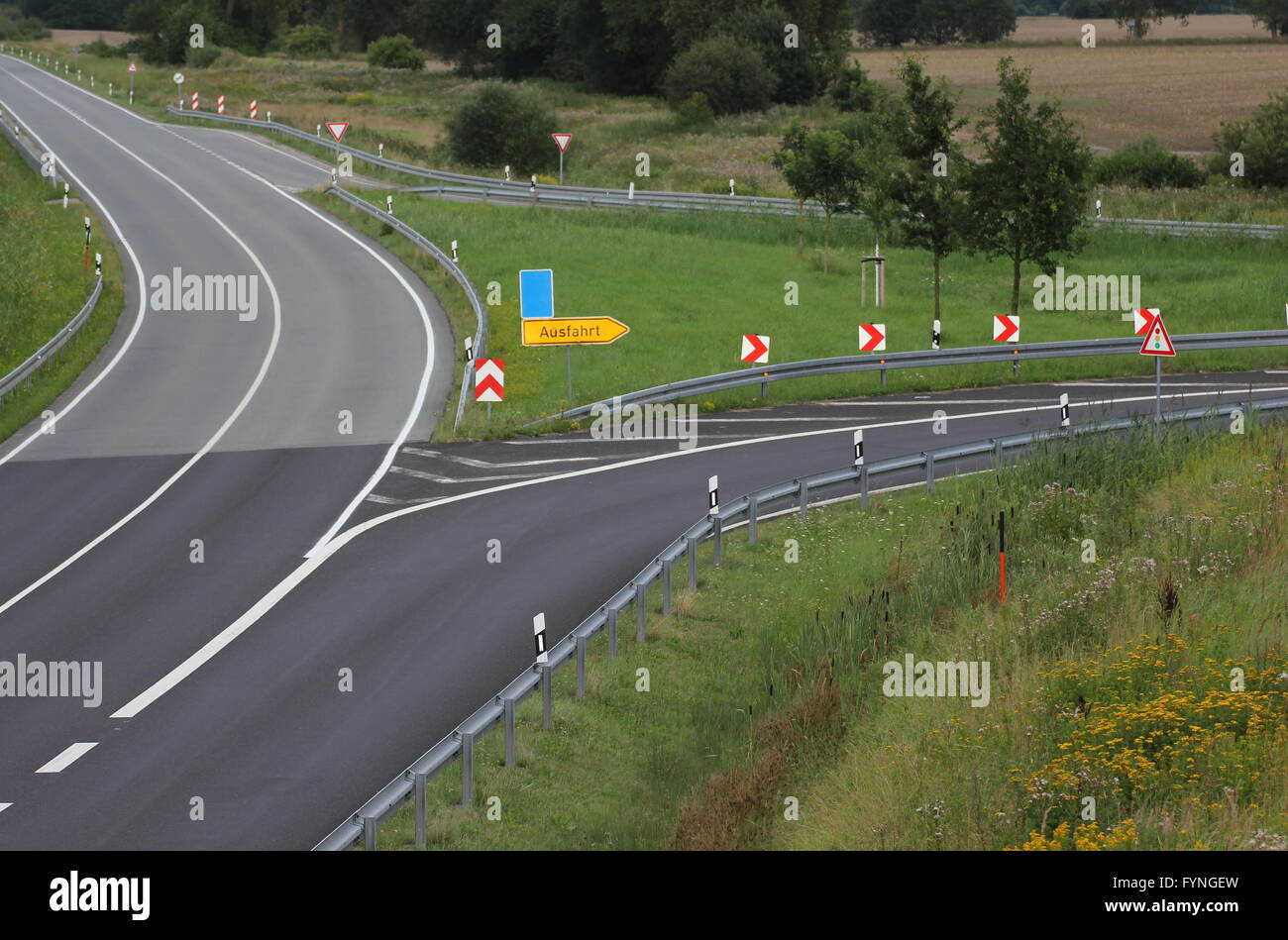 Ausfahrt sign hi-res stock photography and images - Alamy