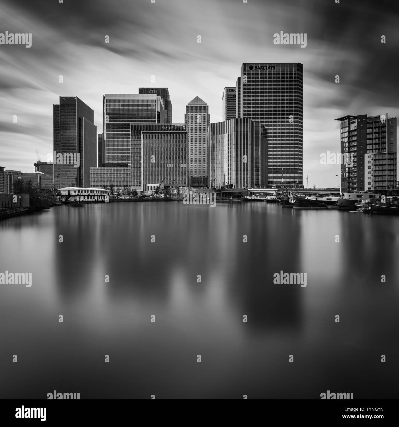 The basin wharf Black and White Stock Photos & Images - Alamy
