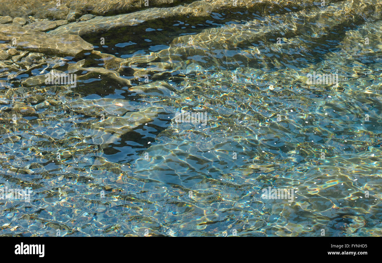 Clear river water Stock Photo - Alamy