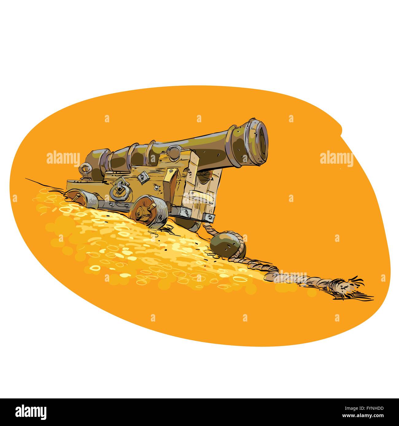 Ship pirate fire Stock Vector Images - Alamy