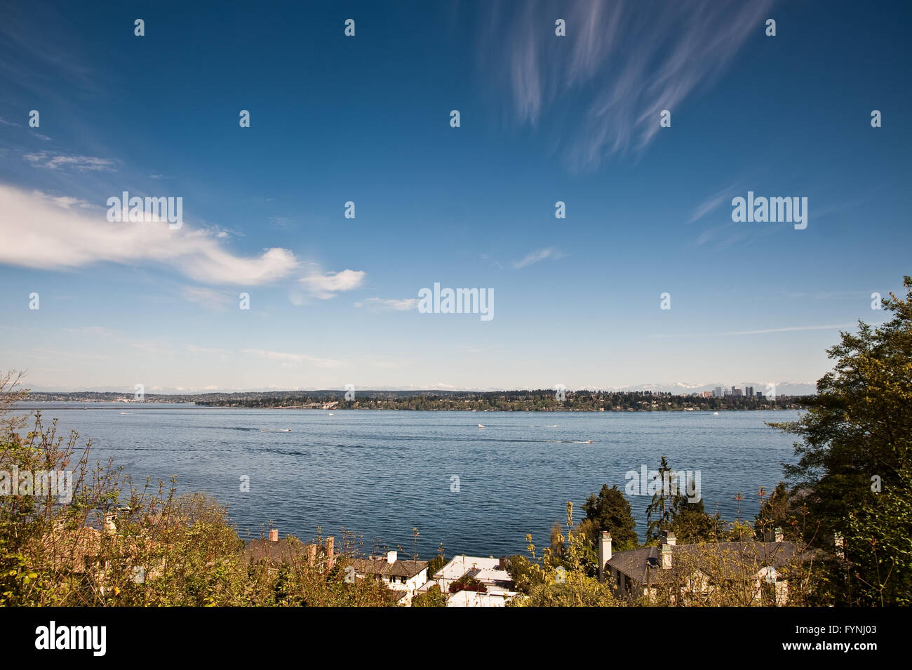 View of Union Bay, Seattle Stock Photo - Alamy