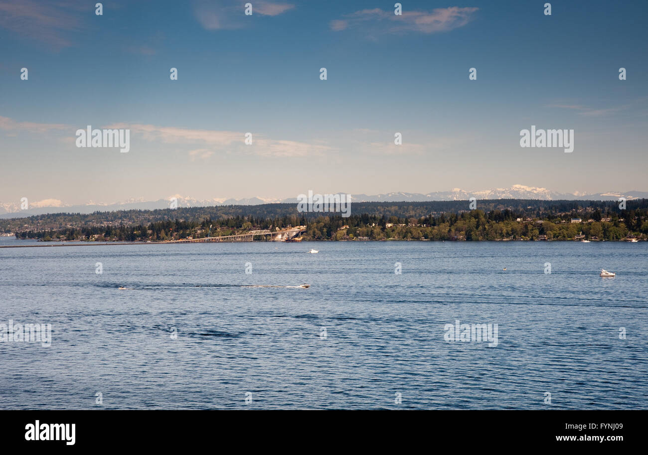 View of Union Bay, Seattle Stock Photo - Alamy