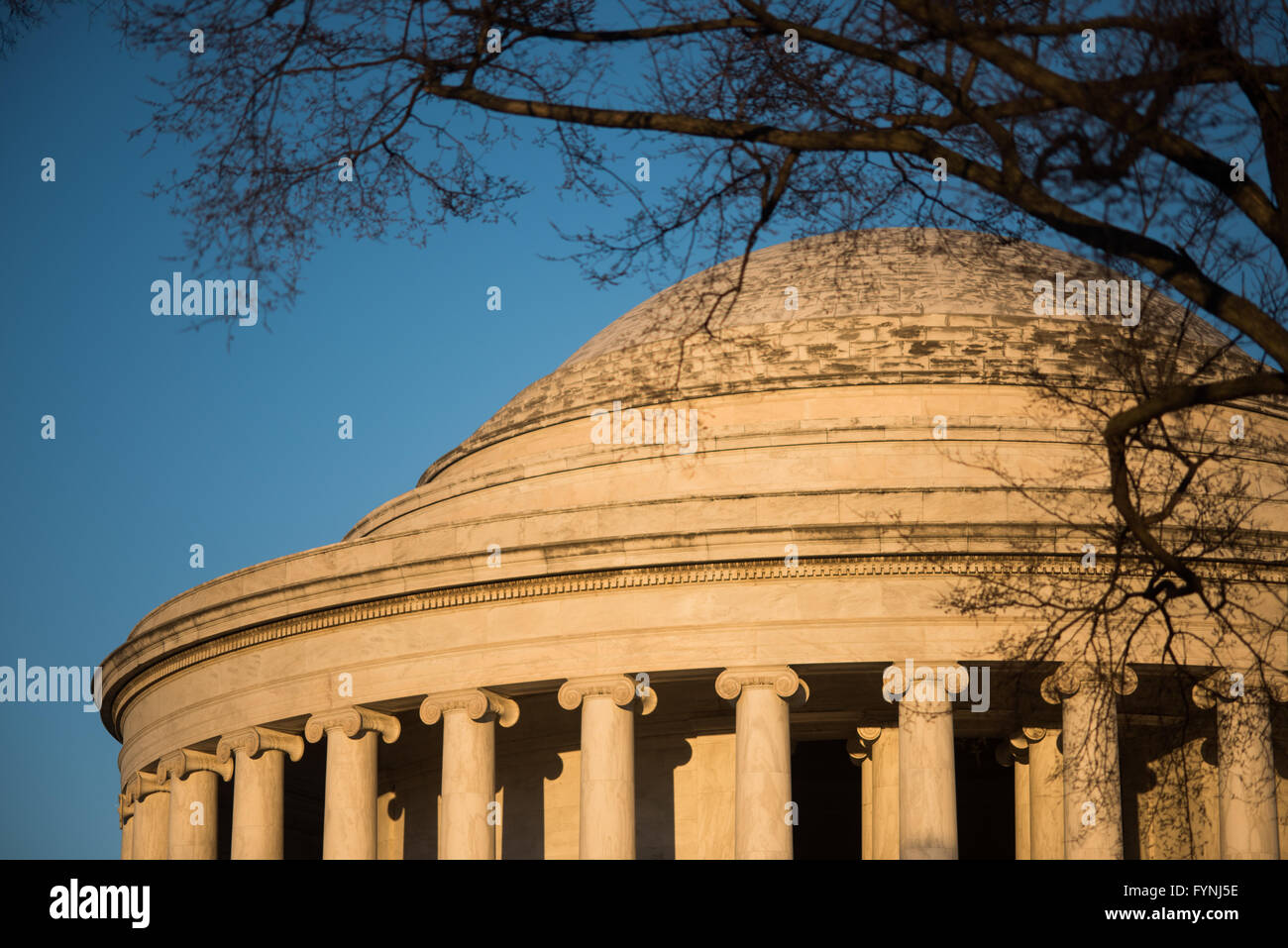 Jefferson memorial portico hi-res stock photography and images - Alamy