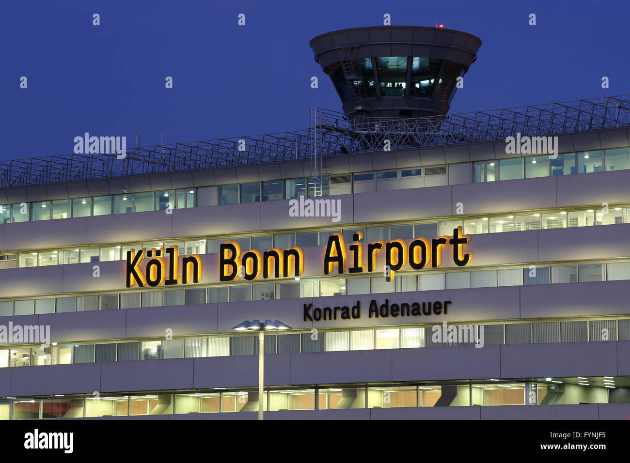 Cologne, Germany - March 14, 2016: View of Cologne Bonn Airport ...