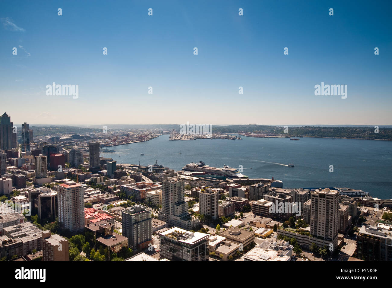 View of Seattle from the Space Needle Stock Photo - Alamy