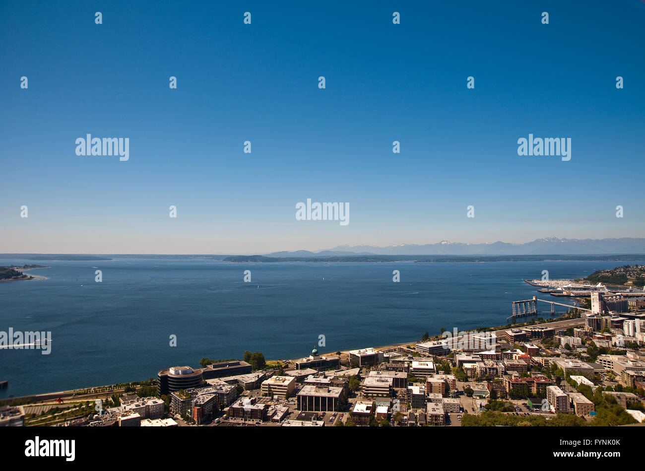 View of Seattle from the Space Needle Stock Photo - Alamy