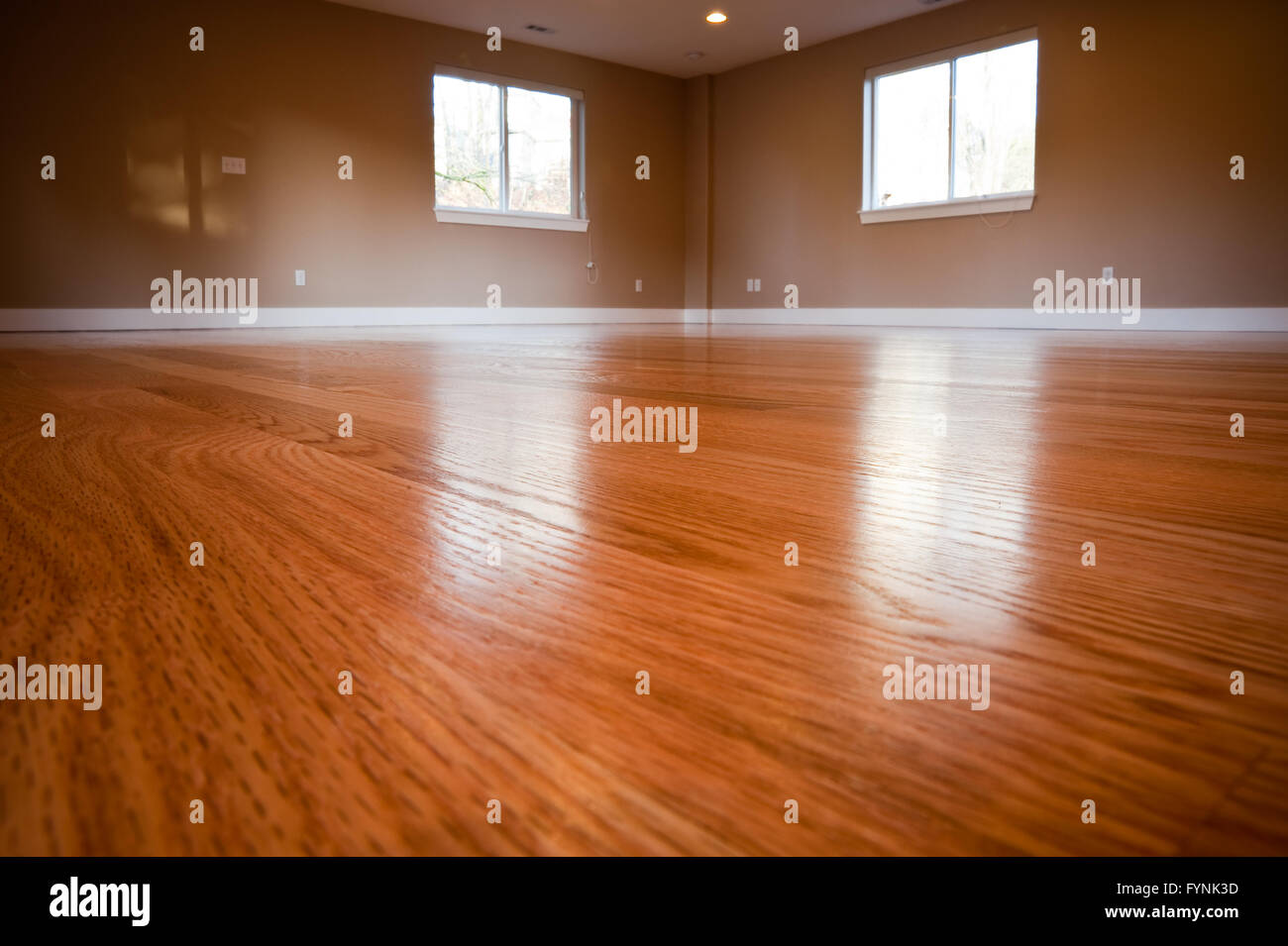 Empty room in a house Stock Photo - Alamy