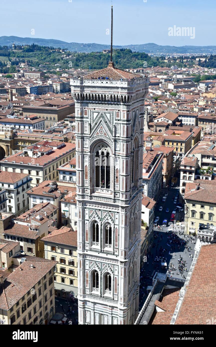 Cityscape view from above, Florence Italy Stock Photo - Alamy