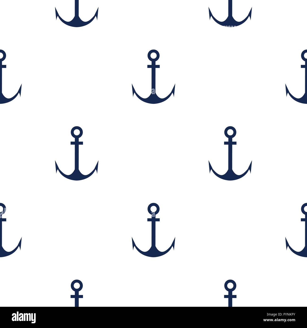 Vector anchor seamless pattern Stock Vector Image & Art - Alamy
