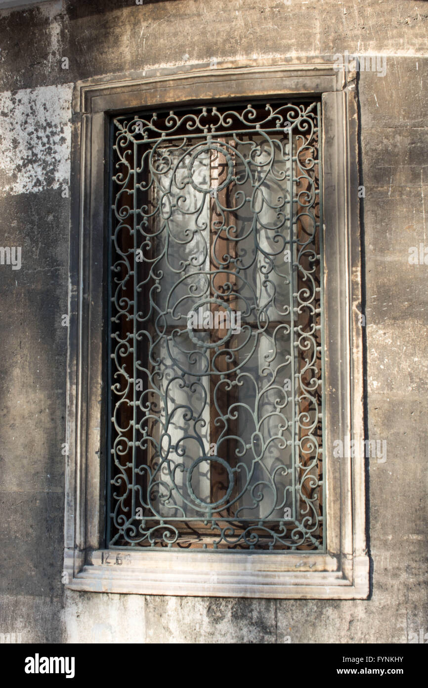 Old Ottoman stlye window in Istanbul Stock Photo - Alamy