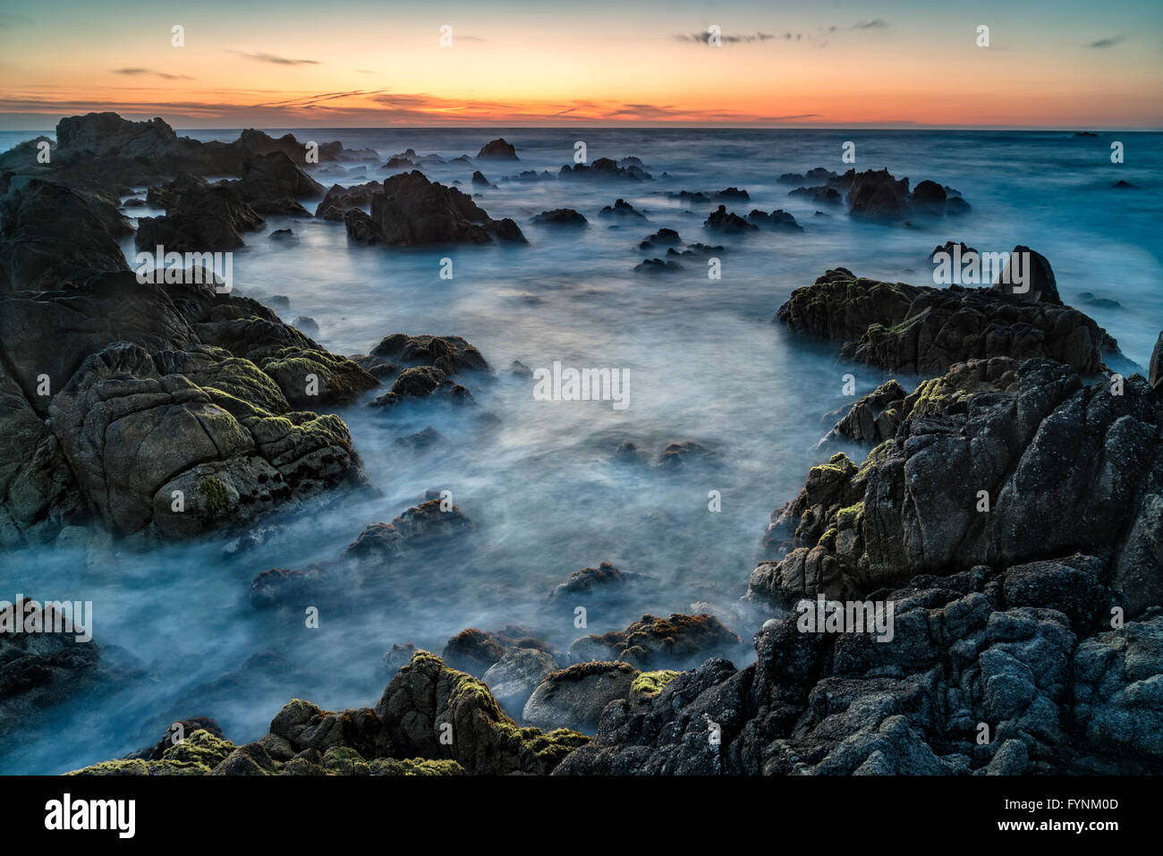 Good night Pacific Ocean Stock Photo - Alamy