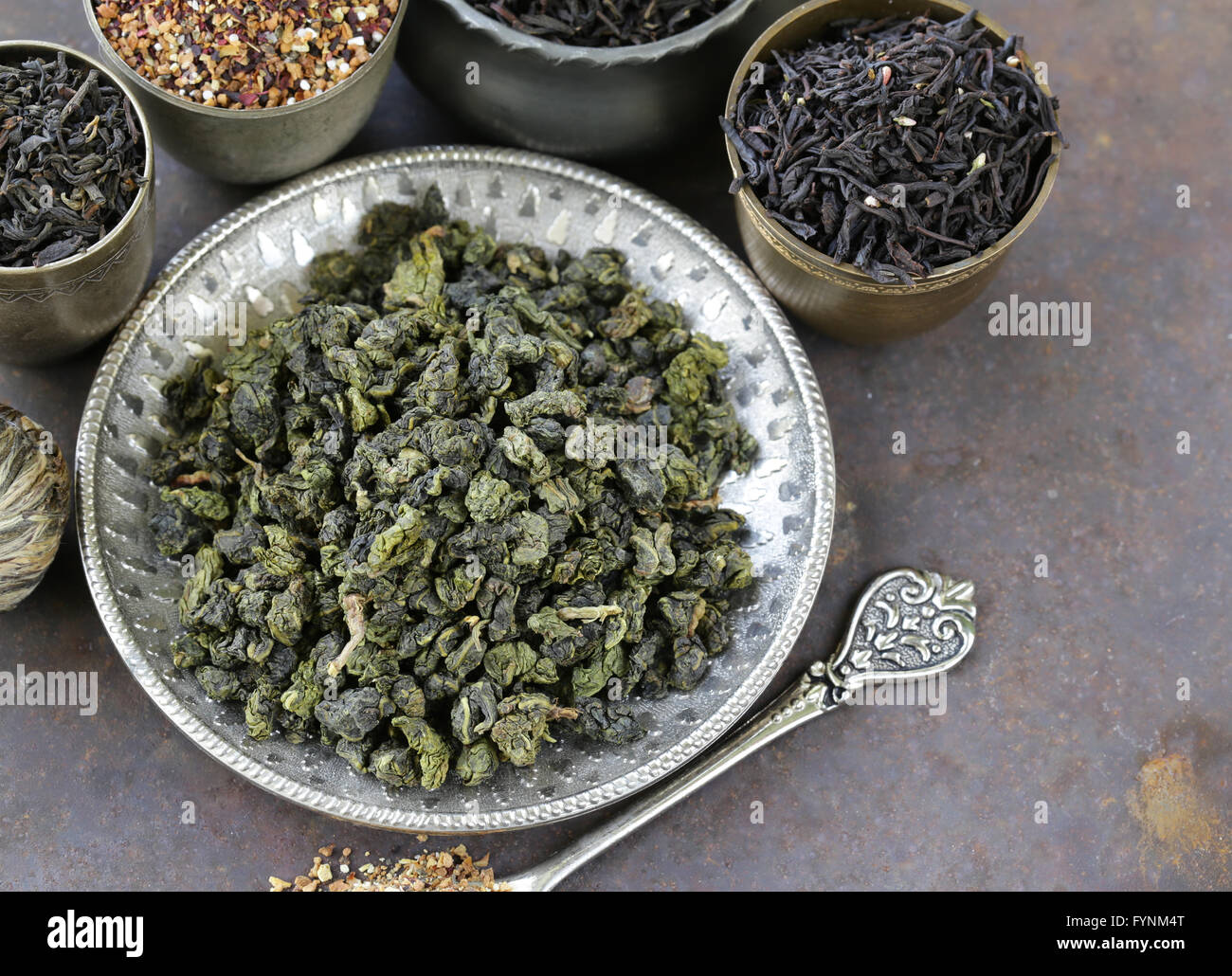 Different varieties dry tea hi-res stock photography and images - Alamy