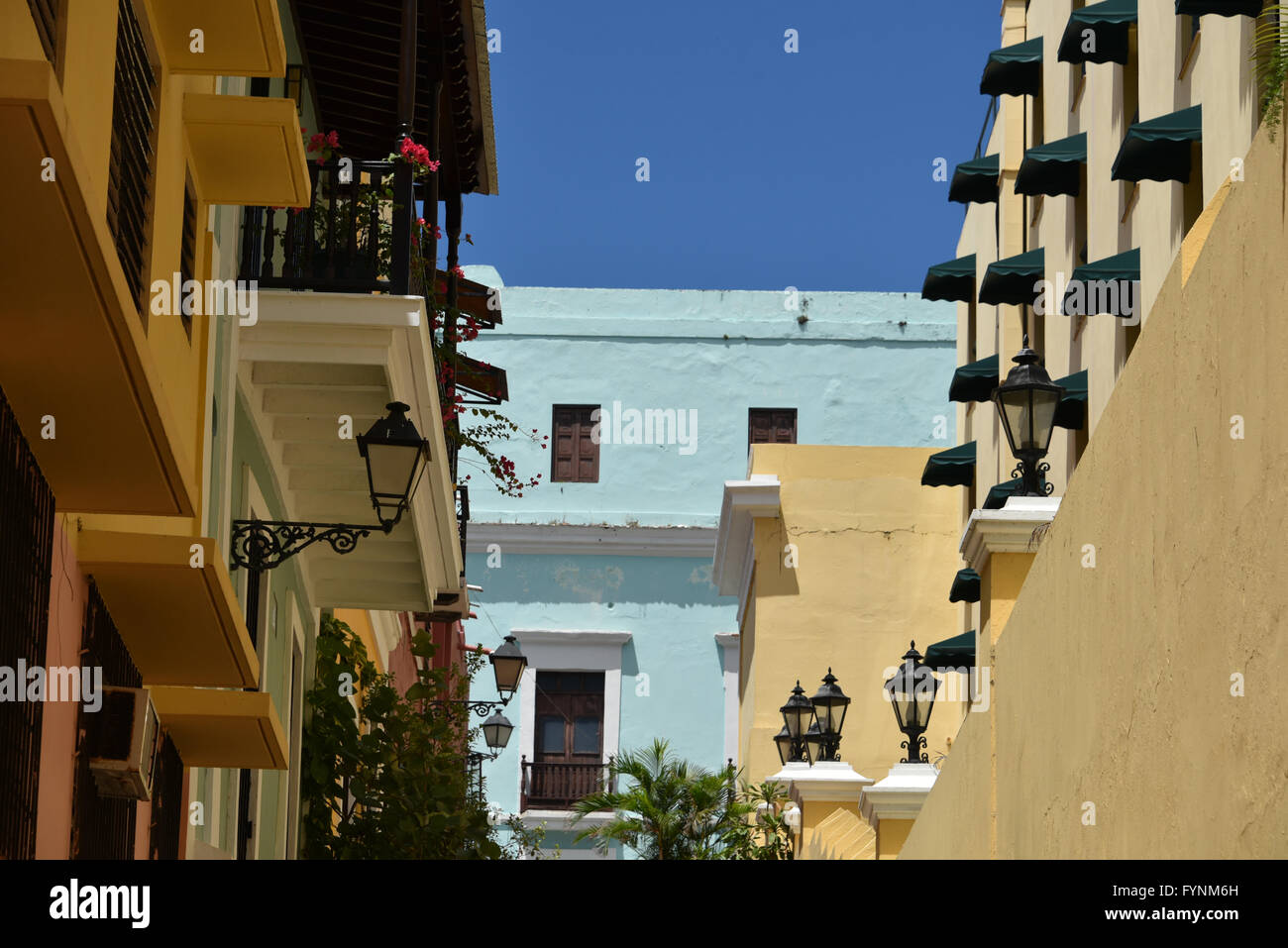 Colorful Buildings in Old San Juan, Puerto Rico Stock Photo - Alamy
