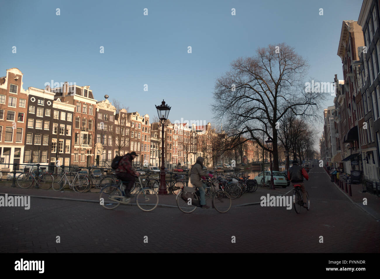 Urban landscape, city view of Amsterdam, The Netherlands, Holland ...