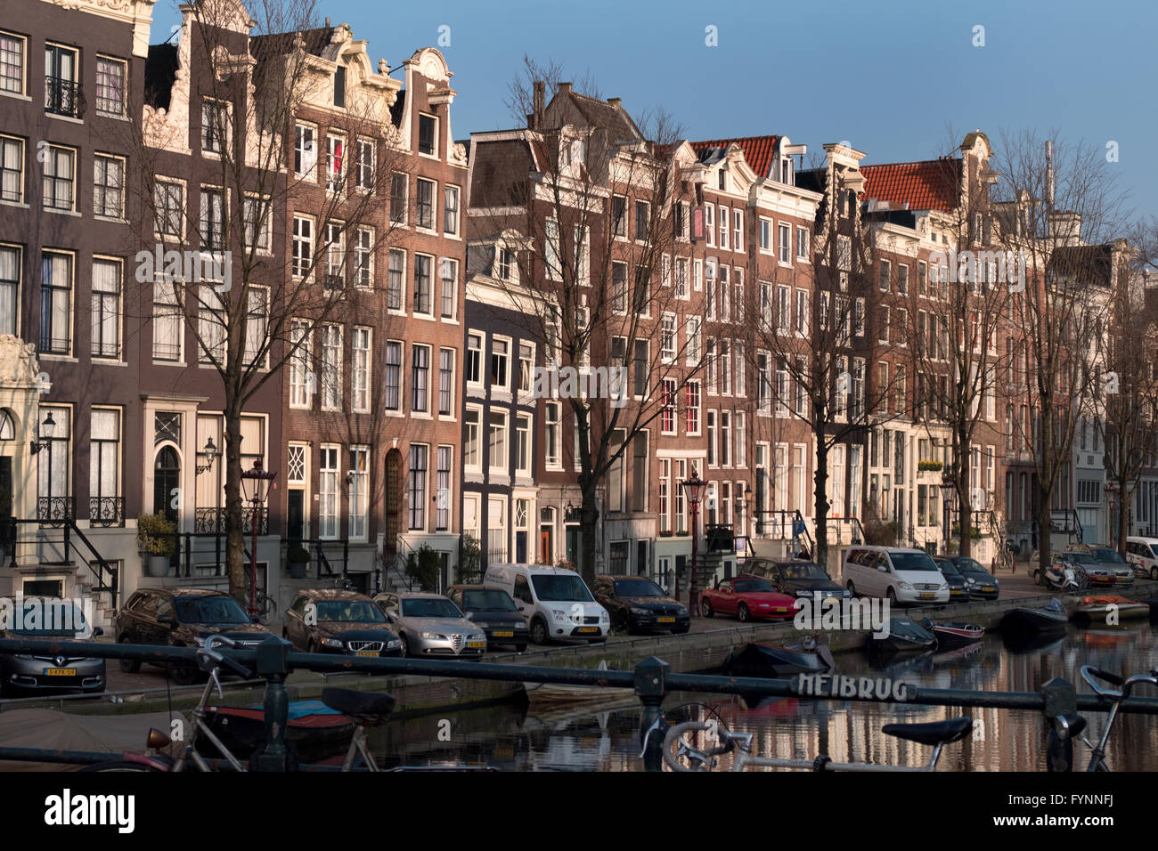 Urban landscape, city view of Amsterdam, The Netherlands, Holland ...