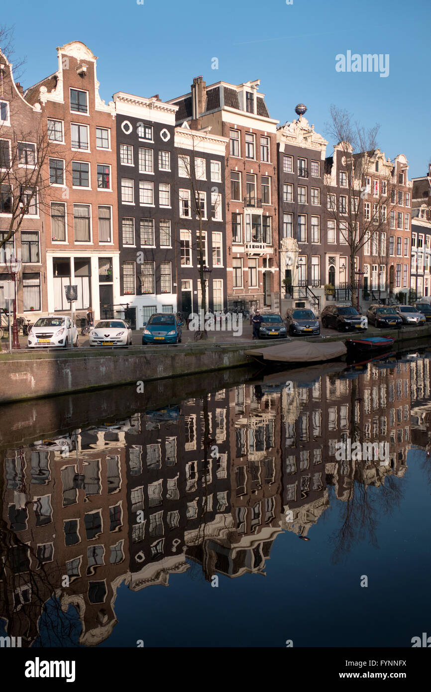 Urban landscape, city view of Amsterdam, The Netherlands, Holland ...