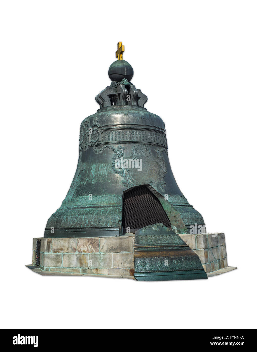 The King Bell or Tsar Bell in Moscow Kremlin, Russia Stock Photo - Alamy