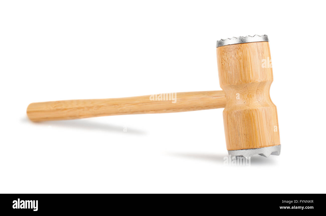 Wooden meat hammer Stock Photo - Alamy