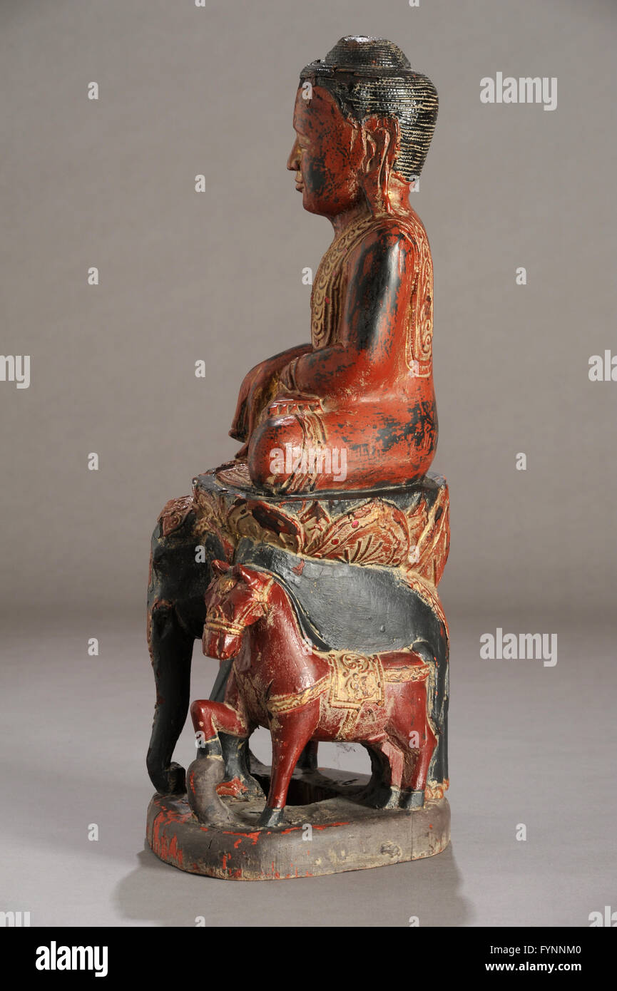 Burmese statue of Buddha Stock Photo - Alamy