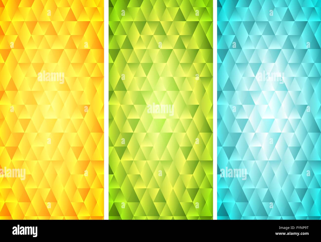 Bright mosaic tech vertical banners Stock Photo - Alamy