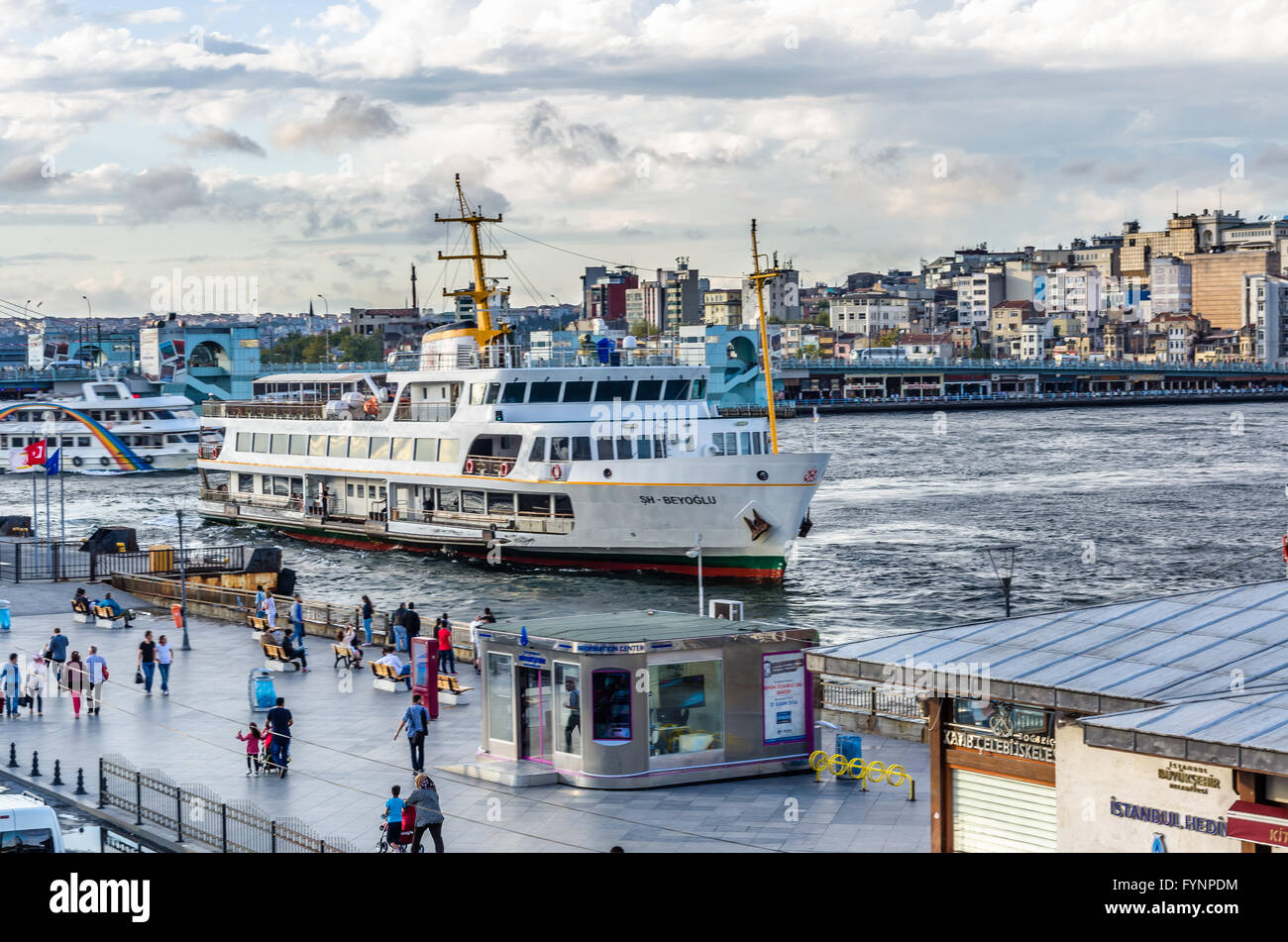 Istanbul cityscape and Bosphorus panorama Stock Photo - Alamy
