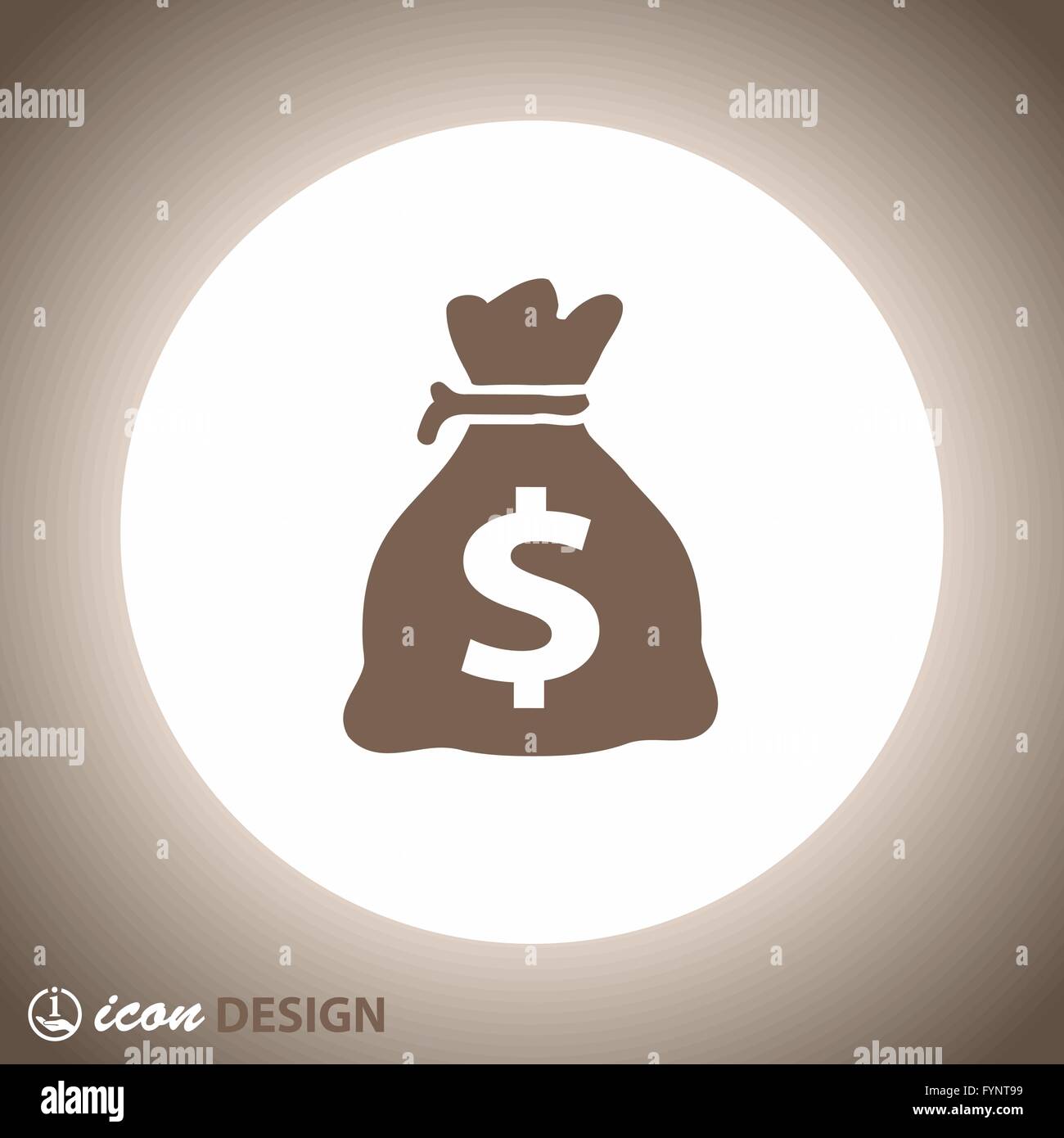 Pictograph of money. Vector concept illustration for design. Eps 10 ...