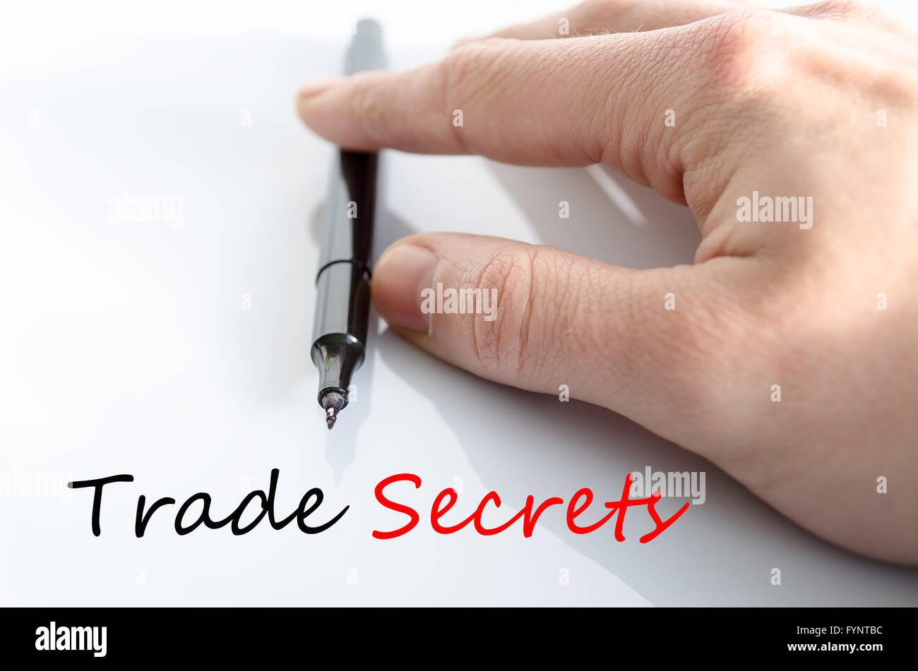 Trade secrets Text Concept Stock Photo - Alamy