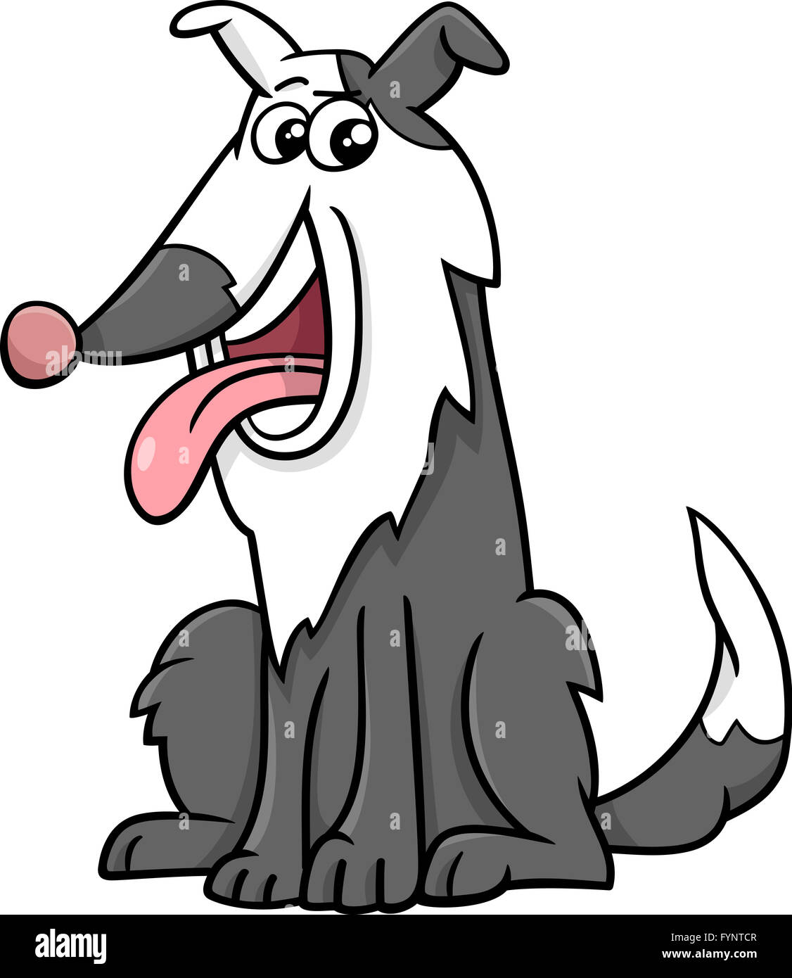 sheep dog cartoon Stock Photo - Alamy