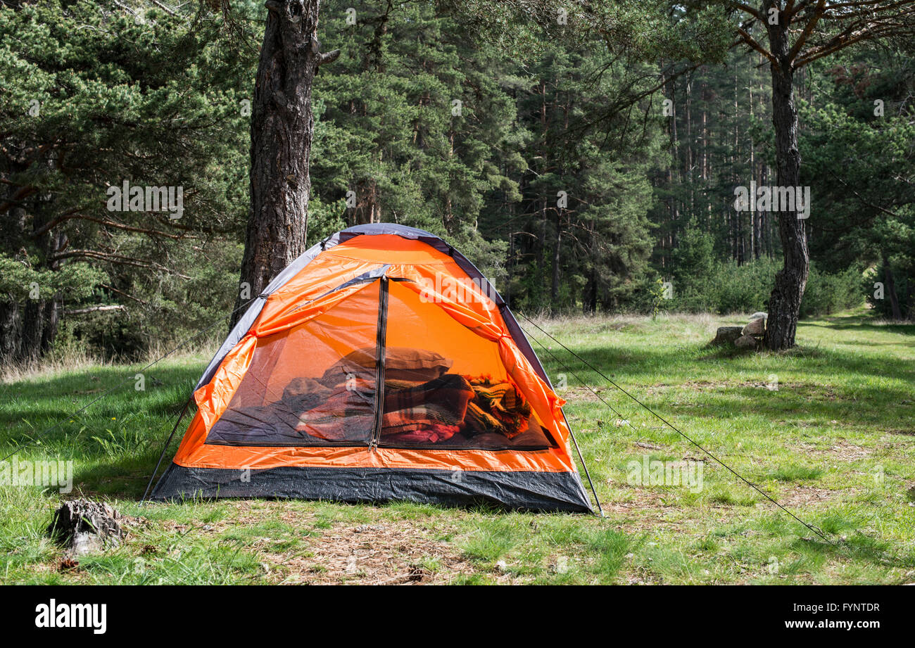 Orange tent hi-res stock photography and images - Alamy